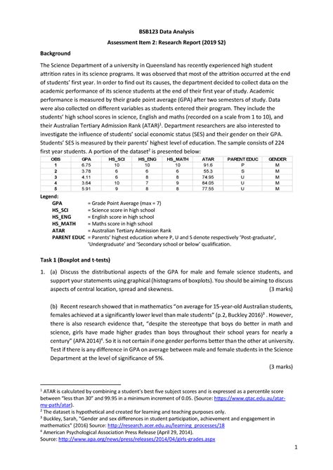 Bsb123 Research Report Task Sheet 2019 Semester 2 Warning Tt Undefined Function 32 Warning