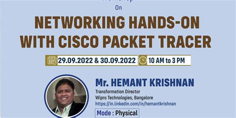 Networking Hands On With Cisco Packet Tracer SRM Ramapuram SRMIST Ramapuram