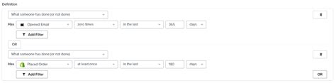 Segment Definition Set Up Adjustment Klaviyo Community