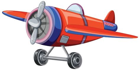 Free Vector Isolated Jet Plane Cartoon