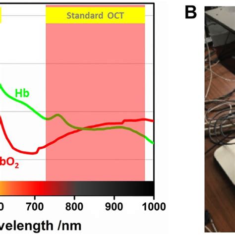 A Coefficients Of Oxygenated Hbo 2 And Deoxygenated Hb Download Scientific Diagram