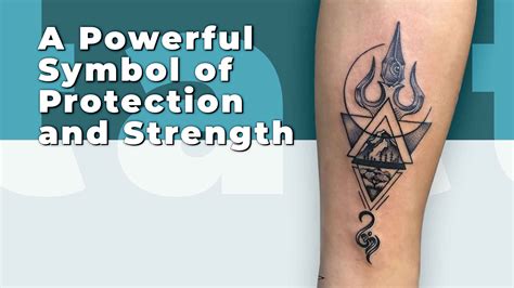 Trishul Symbol Tattoo