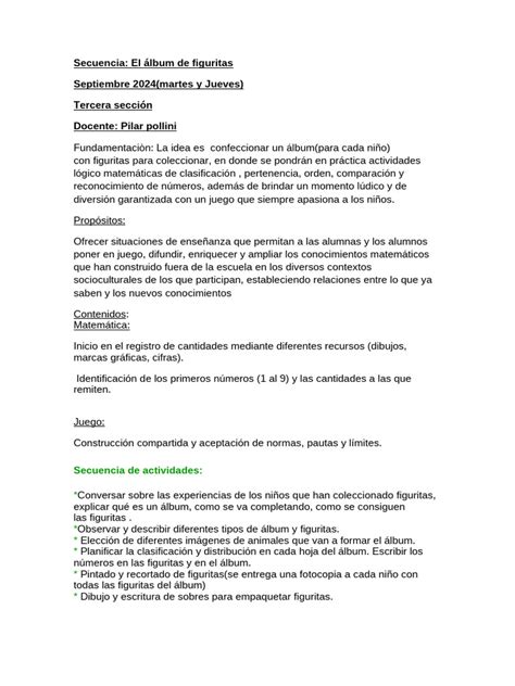 Album De Figuritas Pdf Dibujo Aprendizaje