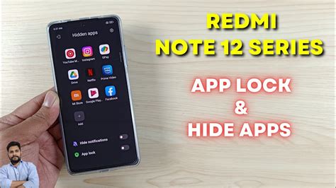 Redmi Note Series App Lock Hide Apps Settings YouTube