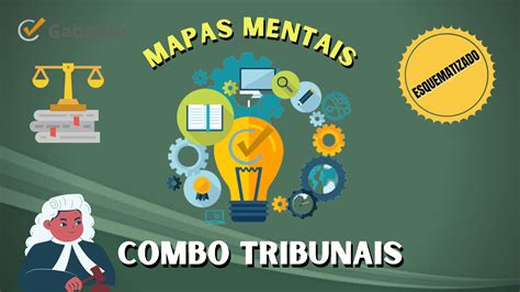 Combo Tribunal 1090 Mapas Mentais Para Concursos Ver Amostras