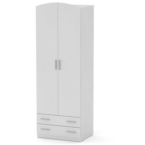 ᐉ Шкаф для вещей Компанит 4 Нимфея альба белый • Купить в Киеве Украине • Лучшая цена в Эпицентр