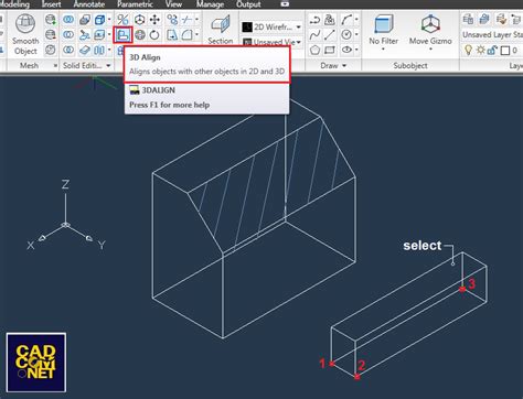 Autocad 3d Align Cad