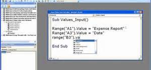 How To Clear Data Cell Contents In Excel Using A Macro Microsoft Office WonderHowTo