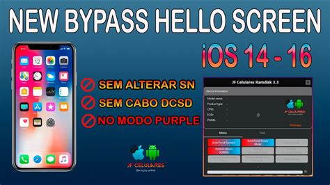 Bypass Hello Screen IOS SEM ALTERAR SERIAL Desbloquear IPhone Passo A Passo YouTube