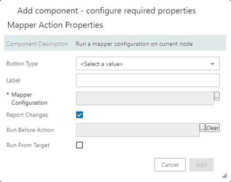 Executing Mapper Configuration Setup Entity