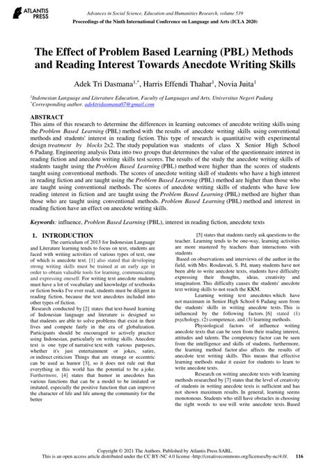 pdf the effect of problem based learning pbl methods and reading