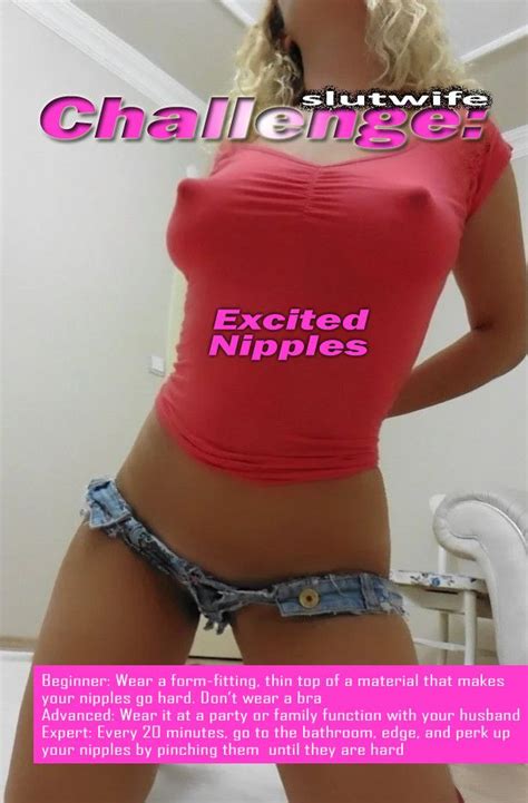 Slutwife Challenge Excited Nipples Flowerhag