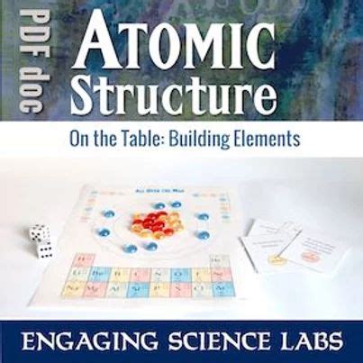 Periodic Table Of Elements Activity Atomic Structure And The Periodic Table Game HandsOn