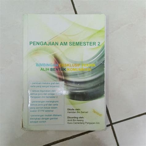 Pengajian Am Bimbingan Eksklusif Teknik Abk Sem 2 Graf Stpm Shopee Malaysia