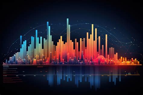 Premium Ai Image 3d Bar Graph Big Stock Financial Data Visualization Analysis Chart
