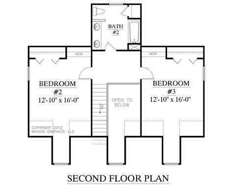 2nd Story Floor Plan Floor Plans Cottage Floor Plans House Plans