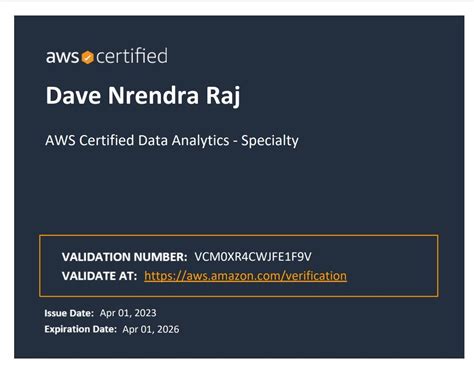 Aws Awscloud Dataanalytics Dave Raj