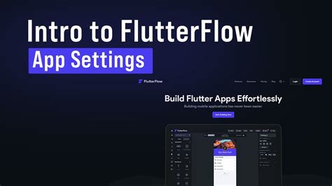 Appsettings Intro To Flutterflow Flutterflow Academy Youtube