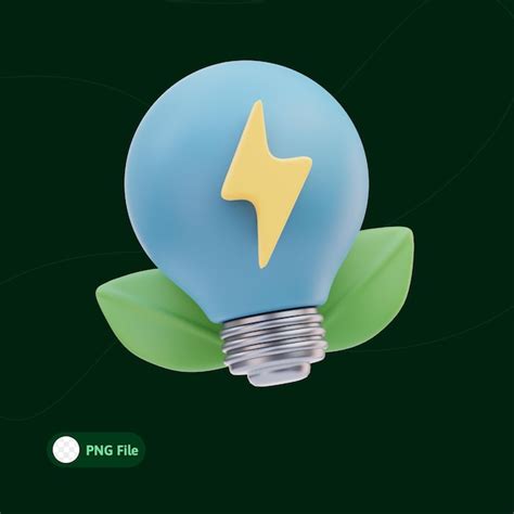 Ilustración 3d De Eficiencia Energética Archivo Psd Premium