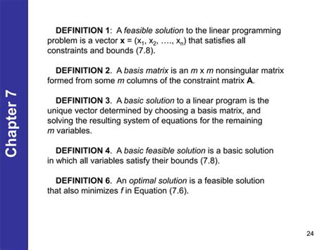 Linear Programming Review Ppt
