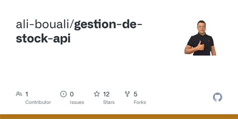 GitHub Ali Bouali Gestion De Stock Api