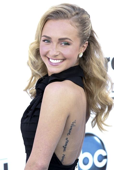 Hayden Panettiere Inspirational Celebrities Tattoo Quotes Hayden