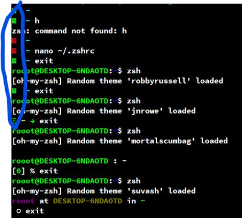 theme not working properly shows ` git prompt info ` and ` ruby prompt info ` · issue 9130