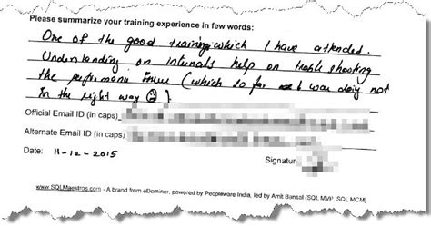 Sql Server Performance Tuning Master Class Bangalore December 2015