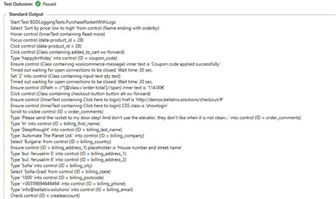 enterprise test automation framework logging module design