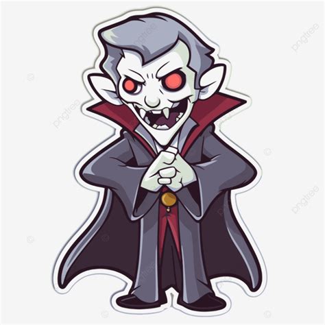 만화 드라큘라 스티커의 이미지 벡터 흡혈귀 상표 만화 Png 일러스트 및 벡터 에 대한 무료 다운로드 Pngtree