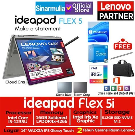 Promo Lenovo Ideapad Flex I I U Gb Ssd Gb Win Ohs Touch Diskon Di Seller