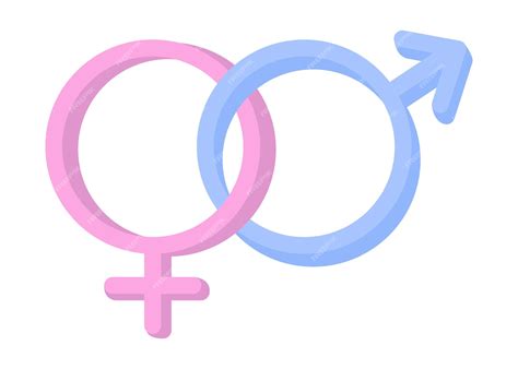 Símbolo De Sexualidade De Homens E Mulheres Vector Design Plano De