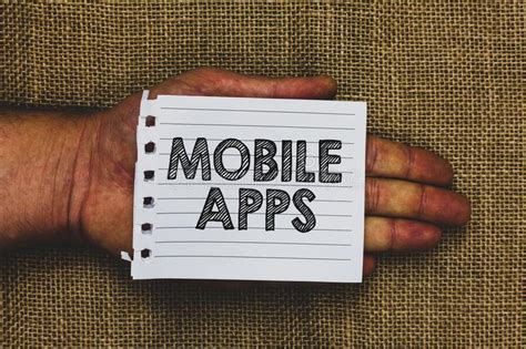 Handwriting Text Writing Mobile Apps Concept Meaning Small Programs