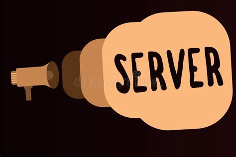 Handwriting Text Server Concept Meaning Computer Program Which Manages Access Centralized