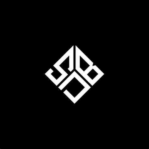 SDB Letter Logo Design On Black Background SDB Creative Initials