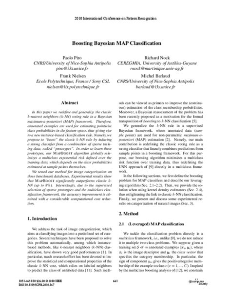 Pdf Boosting Bayesian Map Classification