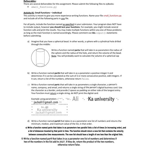 solved deliverables there are several deliverables for this