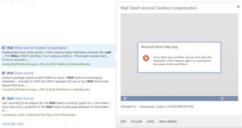 Unable To Open A Word Document In The Office Web Apps Techyv Com