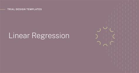 Linear Regression Template