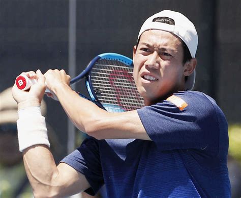 全豪オープン男子シングルス初戦に向けて調整する錦織 ― スポニチ Sponichi Annex スポーツ