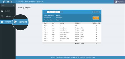 Time Tracking System On Behance