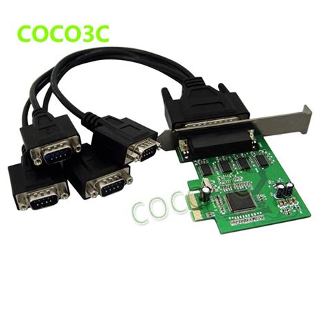 Aliexpress Buy MOSCHIP MCS PCI Express Ports Serial Card PCI E X Multi RS DB
