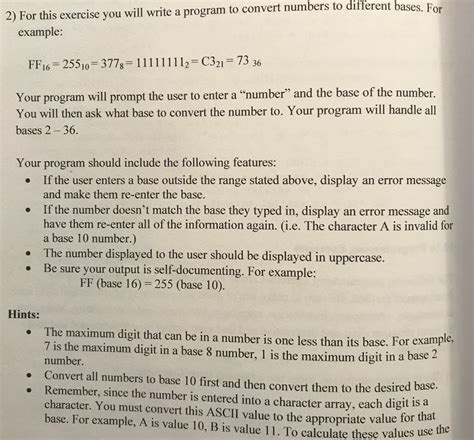 Solved 2 For This Exercise You Will Write A Program To Chegg