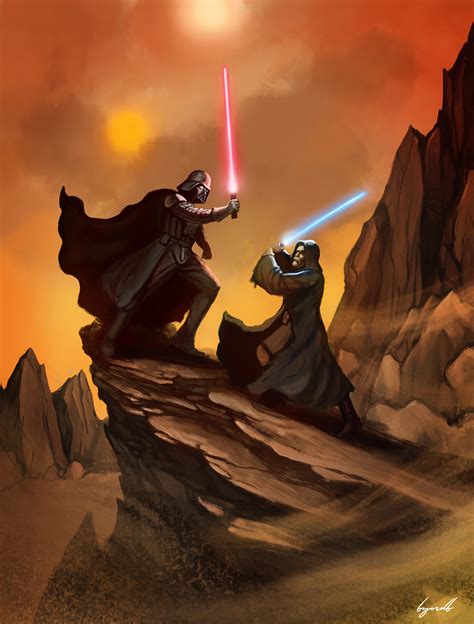 Darth Vader Vs Obi Wan On Behance