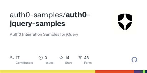 GitHub Auth0 Samples Auth0 Jquery Samples Auth0 Integration Samples