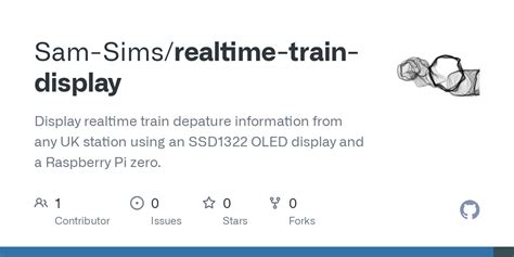 Github Sam Simsrealtime Train Display Display Realtime Train Depature Information From Any