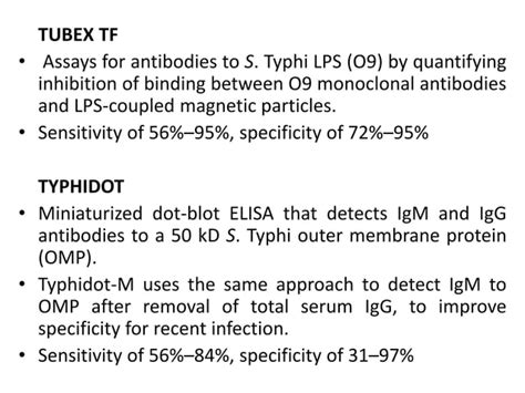 Serological Tests For The Diagnosis Of Salmonella Pptx Infectious
