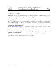 Hw7 CS 170 Fall 2016 Efficient Algorithms And Intractable Problems