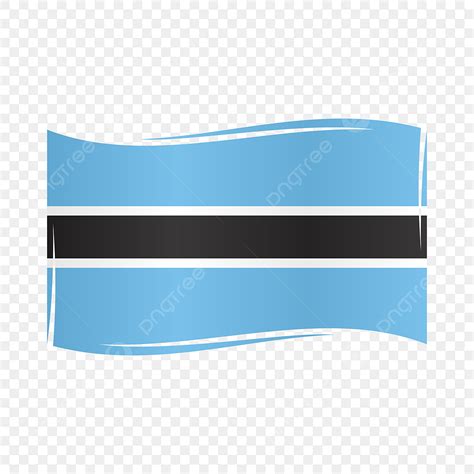 Botswana Flag Clipart Vector Botswana Flag Png Vector Design Botswana