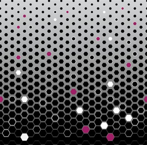 Premium Vector Abstract Geometric Graphic Halftone Hexagon Pattern Futuristic Background